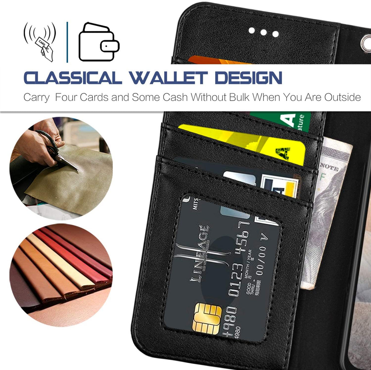 Arae Case for Google Pixel 5A PU Leather Wallet Case Cover [Stand Feat ...